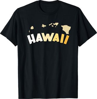 Hawaiian Dreams HI Hawaii-Karte Hawaii-Inseln Aloha Maui Kauai Oahu T-Shirt