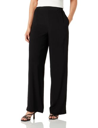 s.Oliver Black Label Womens 2132085 Hose lang, Regular Fit, schwarz 9999, 36