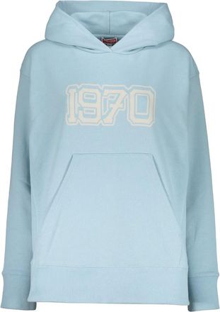 Kenzo Femme, Sweatshirts et sweats &agrave; capuche, Bleu, Taille: 36 FR Cotton hoodie
