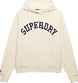 Superdry Damen Athletic Essentials Hoodie in lockerer Passform W&uuml;stenknochen Wollwei&szlig; 38