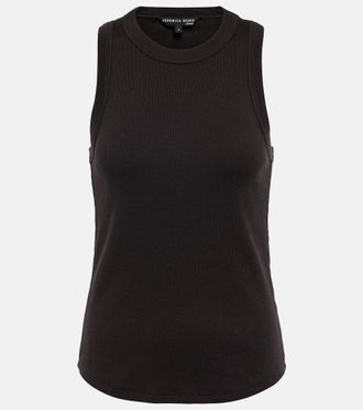 Veronica Beard Top Jordyn aus einem Baumwollgemisch