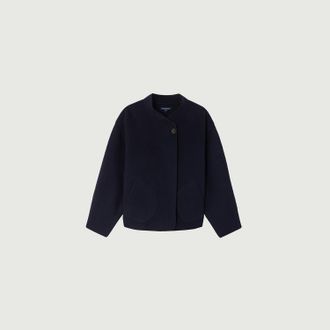 SOEUR MANTEAU WINDSOR NAVY