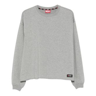 Diesel Patricia-D-Core T-Shirt L/S - Femme - Tops - Gris - Taille: 38 FR