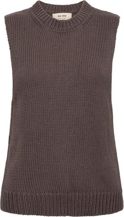 Mos Mosh MOS Mosh - Pull &agrave; col rond - Femme - Pulls - Brun - Taille: 42 FR