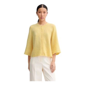 Munthe Femme, Pulls, Jaune, Taille: 36 FR Gilet Nabilla