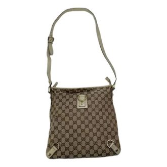 Gucci Sac bandouli&egrave;re en cuir Pre-owned - Femme - Pre-owned - Beige - Taille: ONE Size