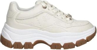 Guess Femme, Chaussures, Blanc, Taille: 39 EU Slip-On Baskets Sportives &agrave; Lacets