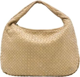 Bottega Veneta Pre-owned Woven Hobo - Femme - Pre-owned - Beige - Taille: ONE Size