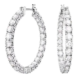 Swarovski Swarovski Kreolen f&uuml;r Damen- Rhodiniert- Wei&szlig; Matrix 5647715 - - Accessories - Damen - Grau - ONE SIZE