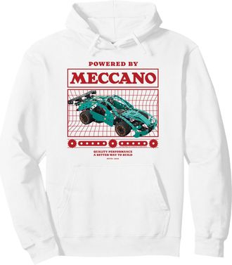 Meccano Powered by Meccano 2-in-1 Modell Supercar Retro Illustration Pullover Hoodie