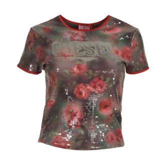 Diesel Femme, Tops, Multicolore, Taille: 38 FR A20062 T-Shirt