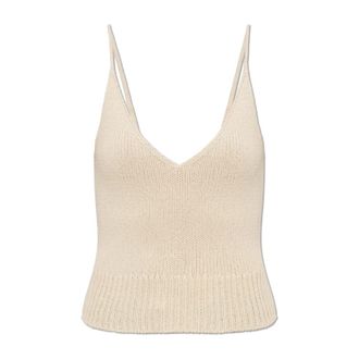 Re/Done Millie Cami Top - - Tops - Damen - Beige - XS