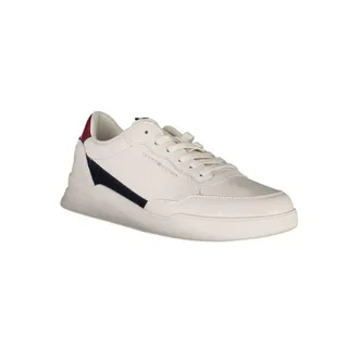 Tommy Hilfiger Colour-Block Leather Sneaker - White