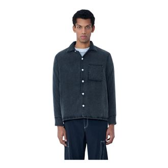Noma t.d. Locker geschnittenes Button-Down-Hemd - - Shirts - Herren - Schwarzk - XL