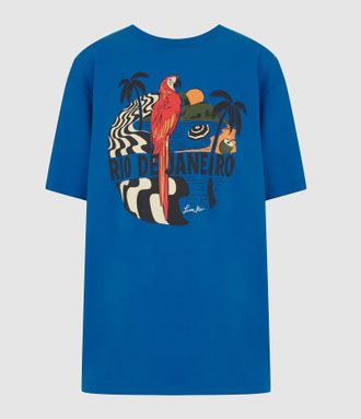 Farm Rio Top Rio De Janeiro Relaxed Blue