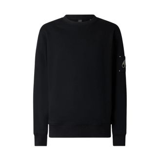 Moose Knuckles Homme, Sweatshirts et sweats &agrave; capuche, Noir, Taille: M SweaT-shirt Hartsfield Crew