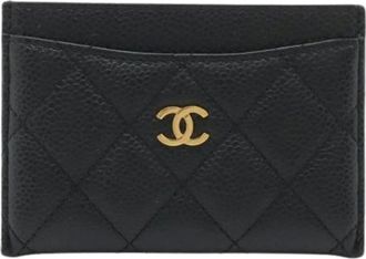 Chanel Porte-cartes professionnel doccasion - Femme - Pre-owned - Noir - Taille: ONE Size