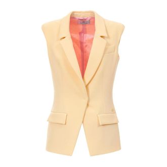Chiara Ferragni Uniform Waistcoat - - Jackets - Damen - Beige - 2XS