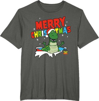 Disney Toy Story Rex Christmas Burst T-Shirt
