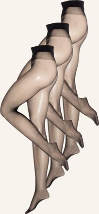 Wolford 3er-Pack Feinstrumpfhosen Satin Touch Comfort schwarz