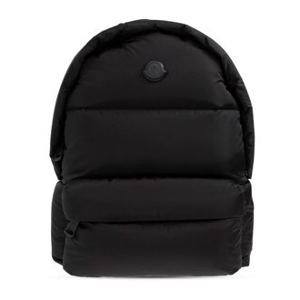 Moncler Rucksack mit Logopatch - - Bags - Herren - Schwarzk - ONE SIZE