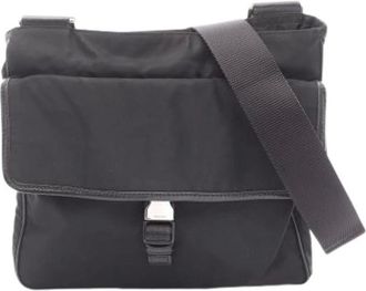 Prada unisex, Pre-owned, Noir, Taille: ONE Size Sac bandouli&egrave;re vintage en nylon Pre-owned