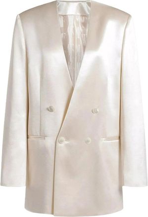 Alberta Ferretti Blazer - Blanc