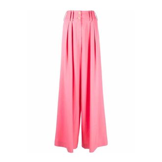 Balmain Wide Leg Hose - - Trousers - Damen - Rosa - XS