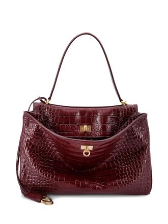 Balenciaga petit sac porté épaule Rodeo - Rouge