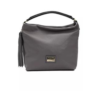 Pompei Donatella Femme, Sacs, Gris, Taille: ONE Size Sac bandouli&egrave;re en cuir Donatella