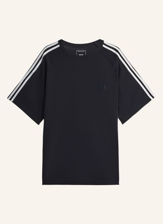 Yohji Yamamoto Y-3 Short Sleeve Tee 3-Streifen schwarz