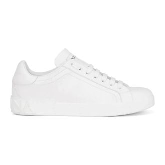 Dolce & Gabbana Wei&szlig;e Low-Top-Sneaker - - Shoes - Herren - Wei&szlig; - 41 1/2 EU