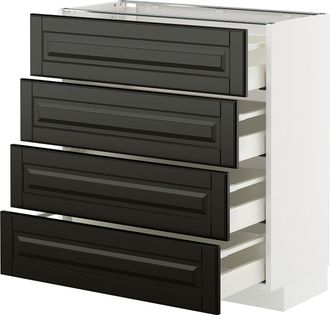 IKEA METOD / MAXIMERA Unterschr., 4 Fronten/4 Schubladen