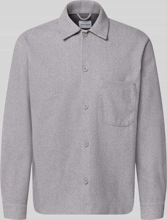 Jack & Jones Regular Fit Hemdjacke mit Kentkragen Modell REGENT