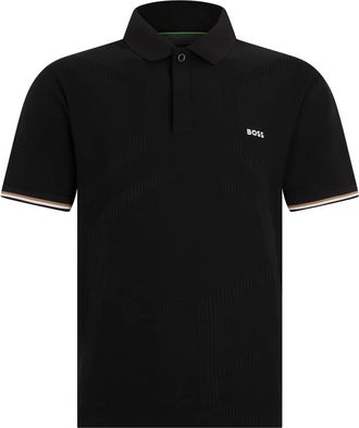 HUGO BOSS Homme, Tops, Noir, Taille: XS Chip Hexa Polo