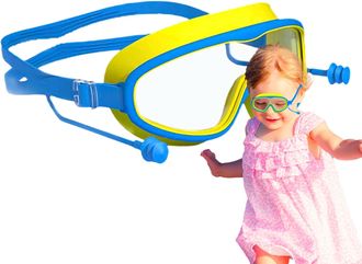 Generico HD GOLS GOGGLES Schwimmbrille für Kinder, bunte Augenschutzbrille, Surfbrille, Schwimmausrüstung für Kinder