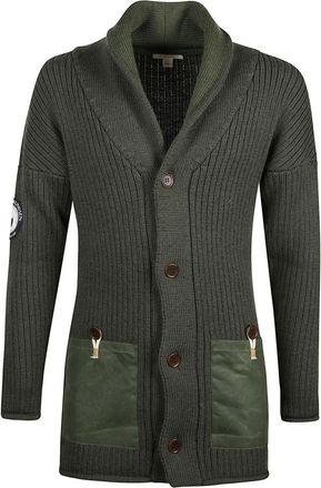 Amundsen & Scott Homme, Pulls, Vert, Taille: M Heroes Cardigan