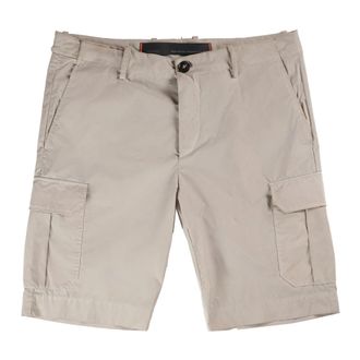 Roberto Ricci Design Extraleichte Cargo-Shorts in Wei&szlig;em Sand - - Shorts - Herren - Beige - S