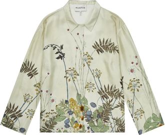 Munthe Femme, Blouses et Chemises, Beige, Taille: 36 FR Chemises