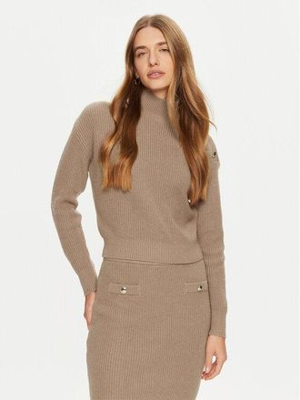 Guess Rollkragenpullover W4BR39 Z2WX0 Beige Regular Fit