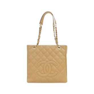 Chanel Pre-owned Grained Calfskin Shoulder Bag - - Pre-owned - Damen - Beige - ONE SIZE