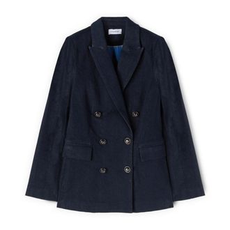Motivi Zweireihiger Jeansblazer - - Jackets - Damen - Blau - 2XS