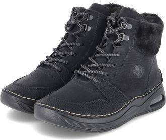 Rieker 44555-00 Schnürstiefel Synthetik Damen in schwarz - Gr. 41