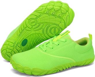 Saguaro Chaussures Minimalistes Femme Homme Chaussures de Trail Confortables et Souple Barefoot Shoes Extérieur et Intérieur Chaussures Pieds Nus, Vert Citron