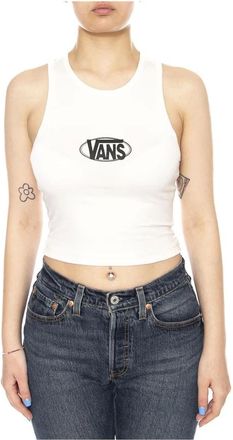 Vans Femme, Tops, Blanc, Taille: 36 FR Hauts sans manches