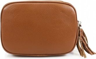 Generic Sac à main à bandoulière en cuir pour femme Design classique avec pampille Fermeture éclair Sac à main décontracté 155, marron, Medium