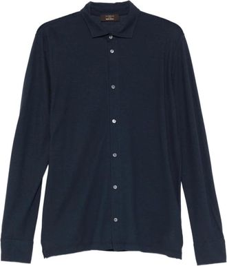 Zanone Homme, Chemises, Bleu, Taille: 3XL Camicia a maniche lunghe