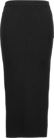 Alexander McQueen Midirock - Schwarz