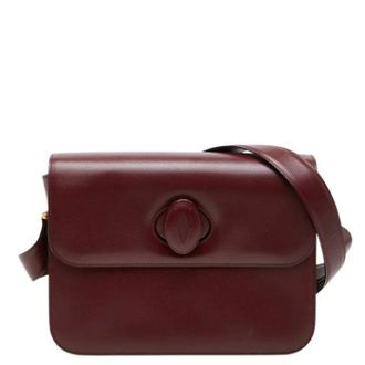 Cartier Sac bandouli&egrave;re vintage doccasion - Femme - Pre-owned - Rouge - Taille: ONE Size