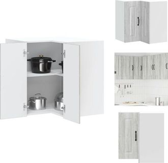 vidaXL Vidaxl - Armoire murale dangle de cuisine Kalmar sonoma gris - Armoire Dangle Murale De Cuisine - Armoires Dangle Murales De Cuisine - Armoire
